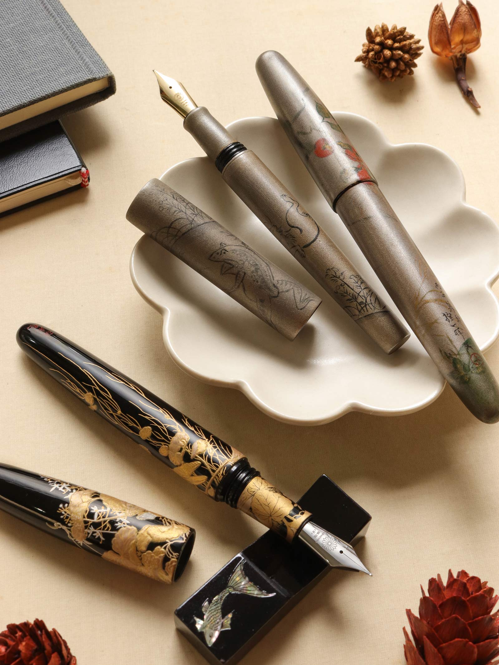 Wancher Meisaku Maki-e Collection Fountain Pen Japanese art ...
