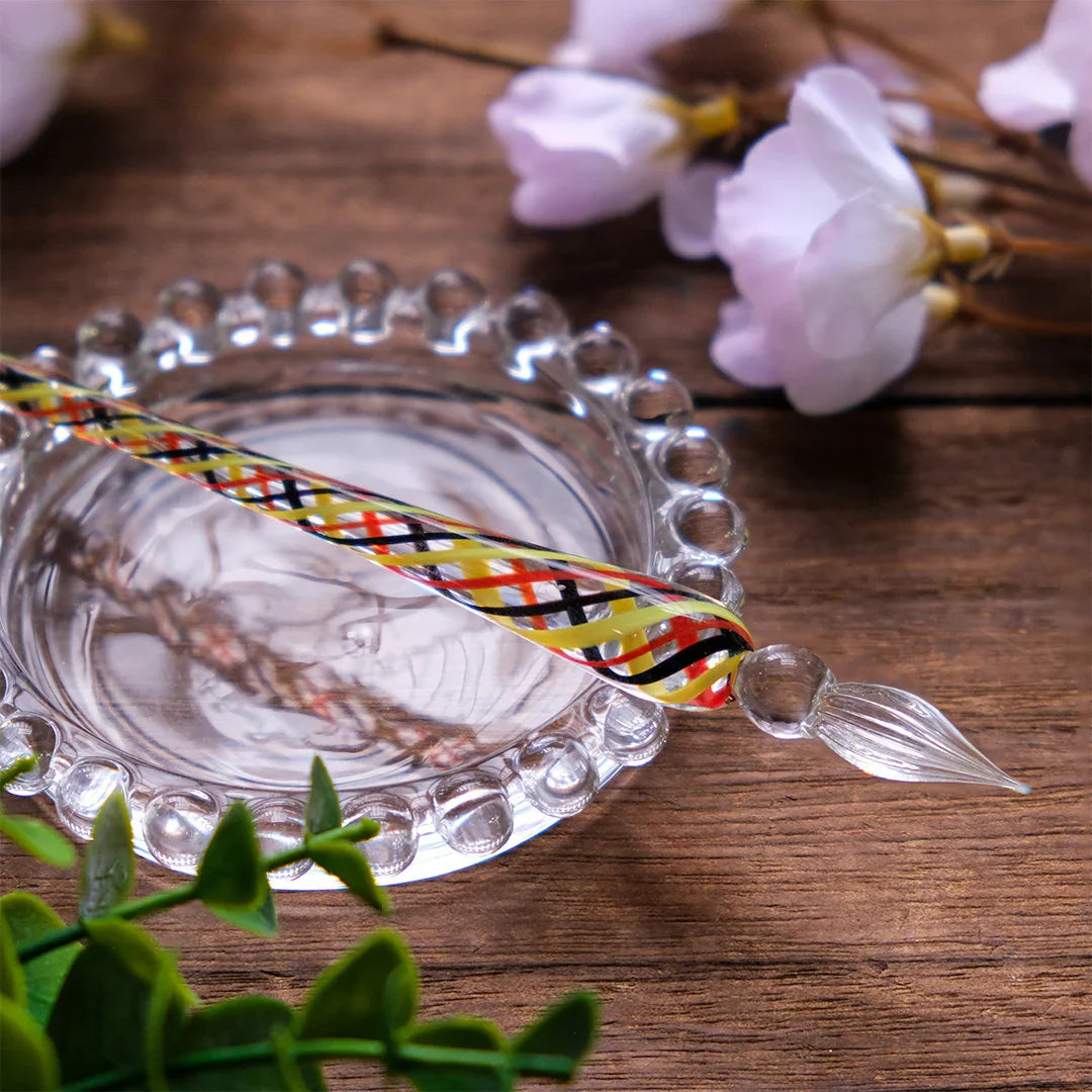 Czech Bohemian Glass Pen - Fantasie Glass Pen | Wancher Pen