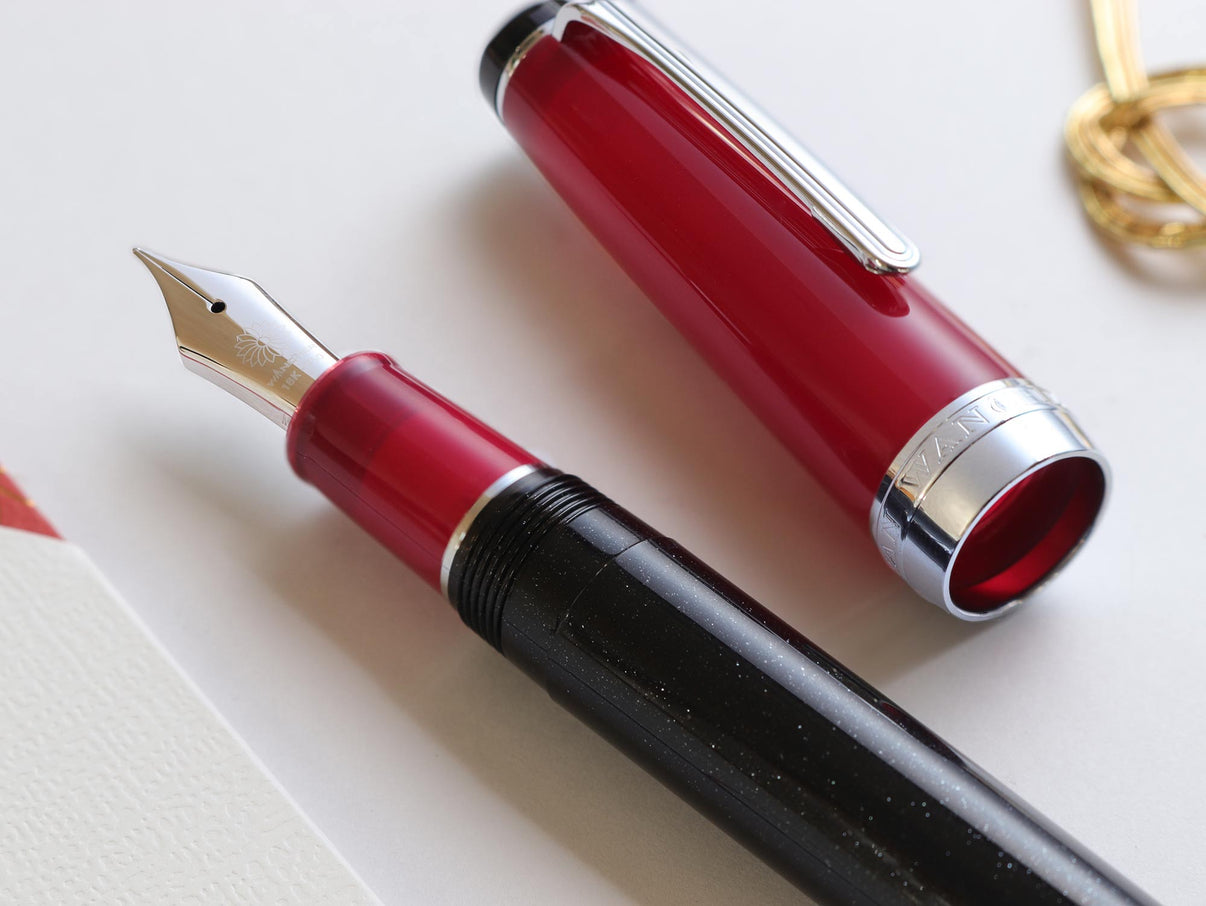Wancher Queen of Hearts Fountain Pen – Luxury 18K Gold Nib Writing ...