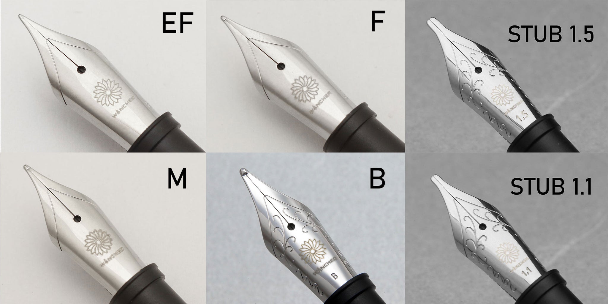 Size #6 Nib - Stainless Steel Nib | Wancher Pen