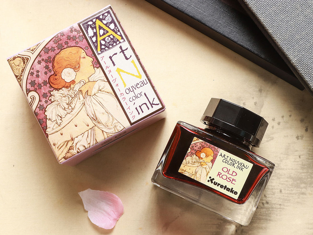 Kuretake Art Nouveau Color Ink - Old Rose Ink | Wancher Pen