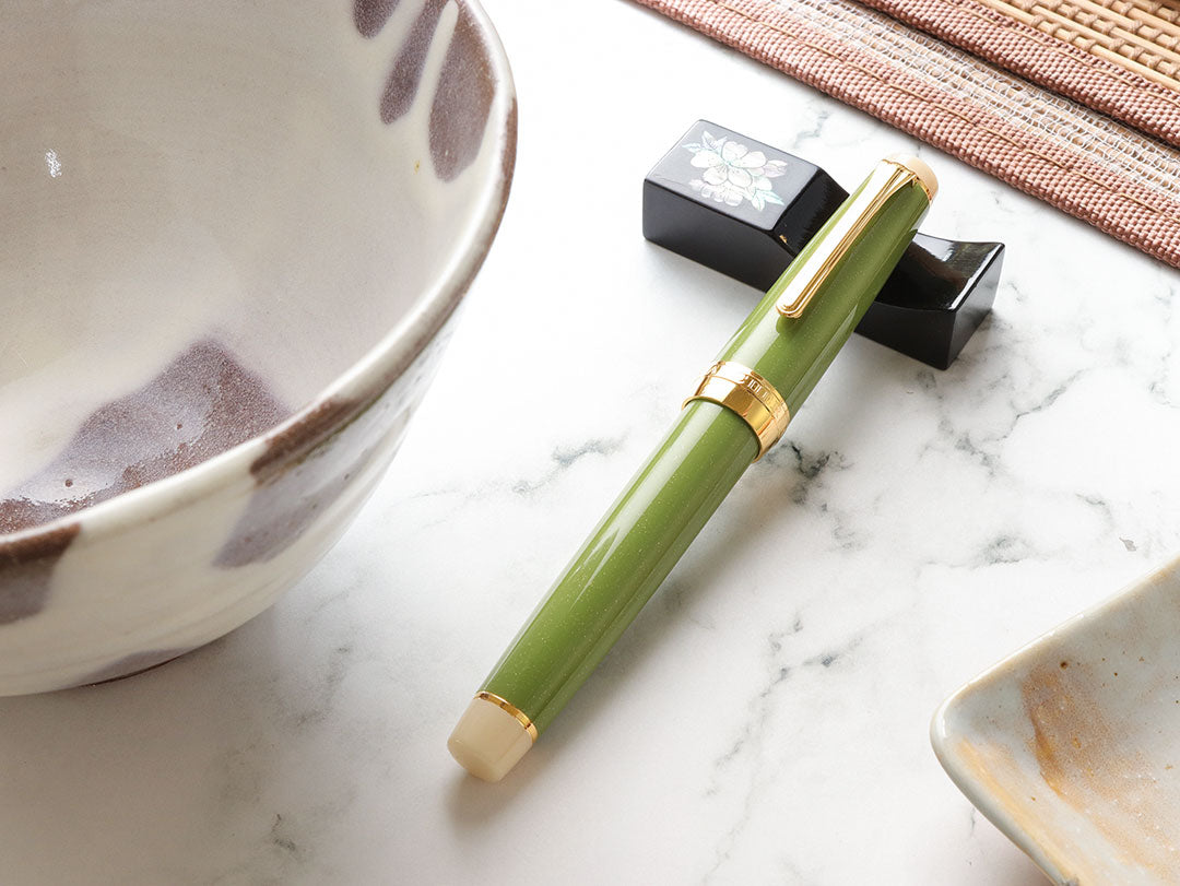 Matcha Fountain Pen Japanese Cha-no-yu | Professional Gear Wancher
